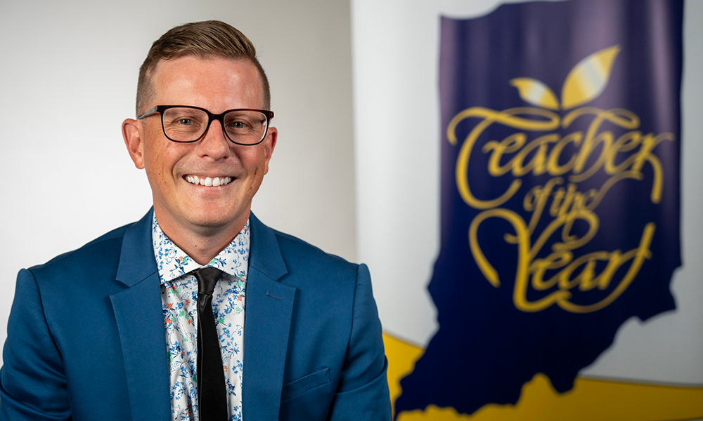 Eric Jenkins Named Indiana Teacher of the Year
