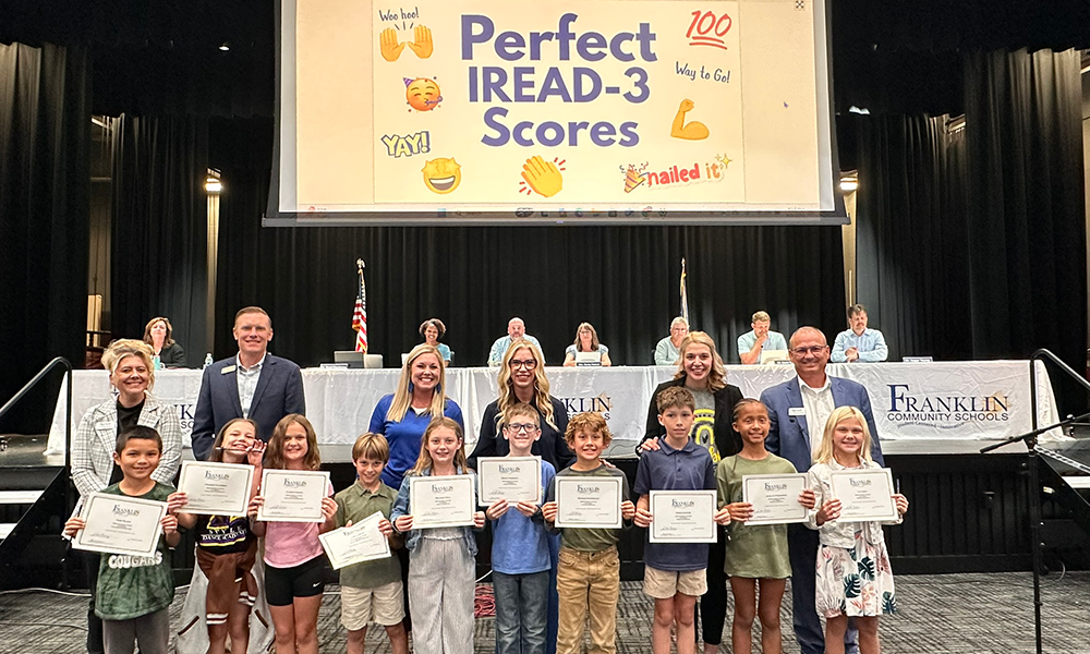 13 Students Honored for Perfect IREAD-3 Scores